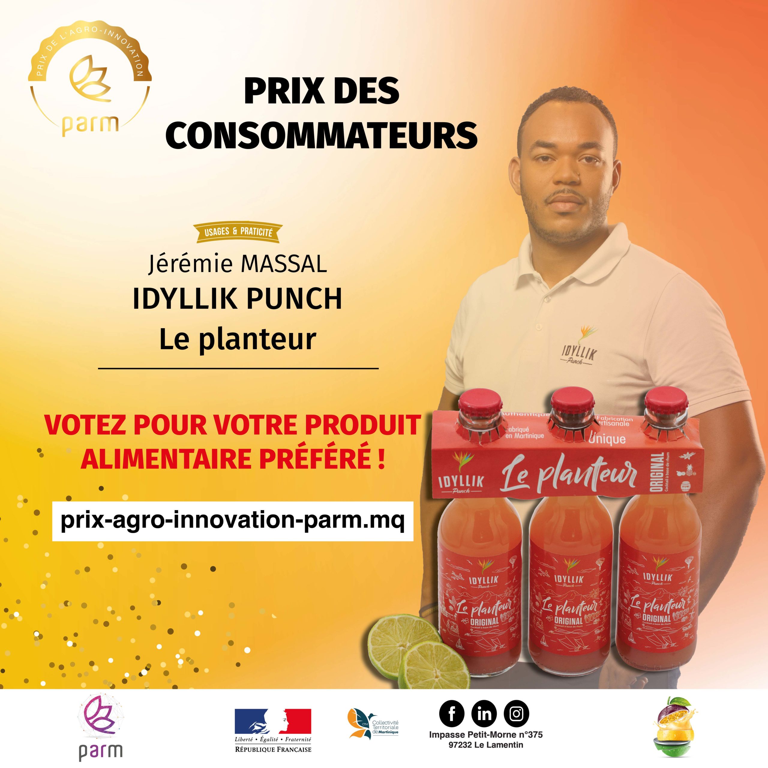 Prix Agro-innovation 2023 : Idyllik Punch en lice ! - Idyllik Punch